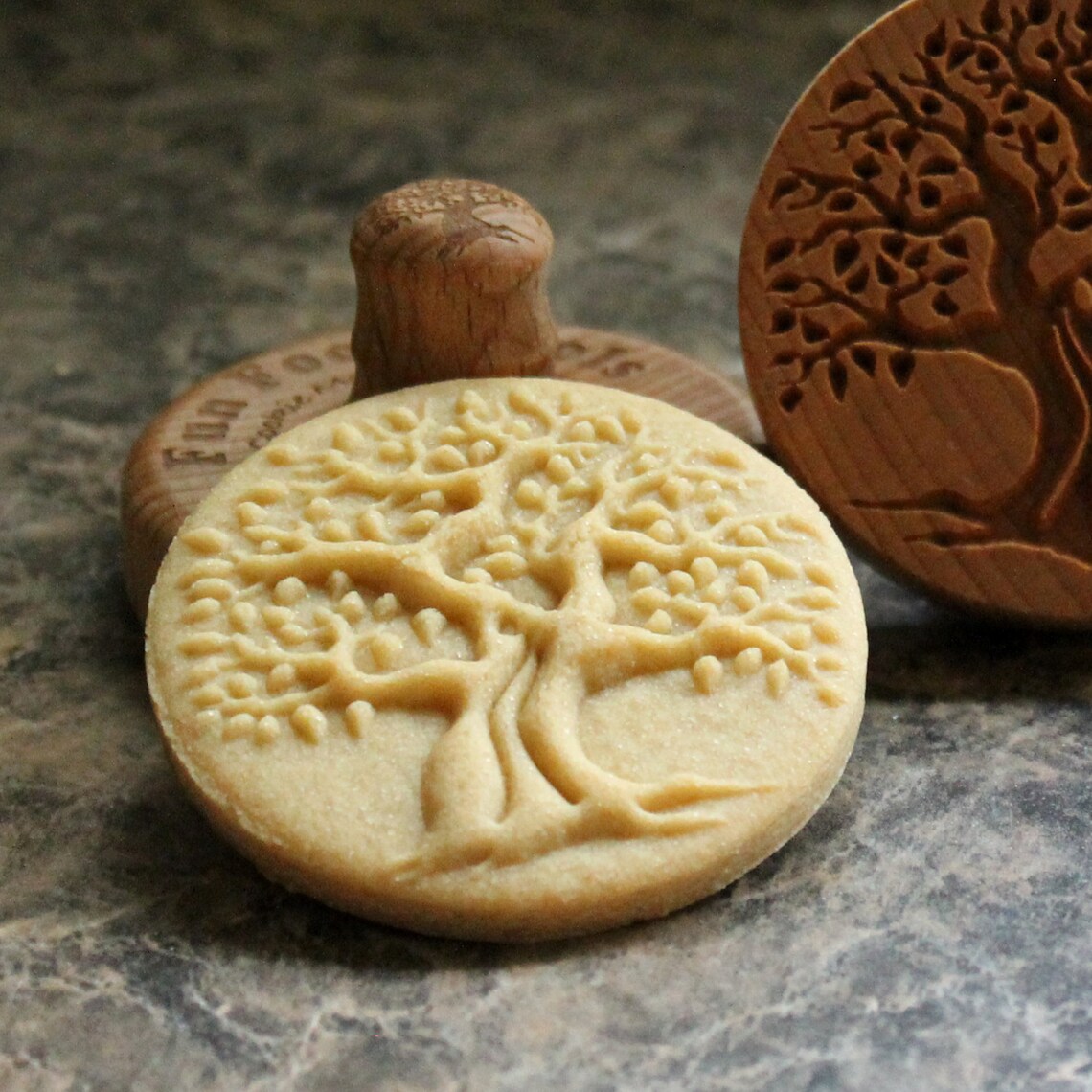 Old Tree 2.5 Inch Wood Cookie Stamp Mold CS-005 - Etsy