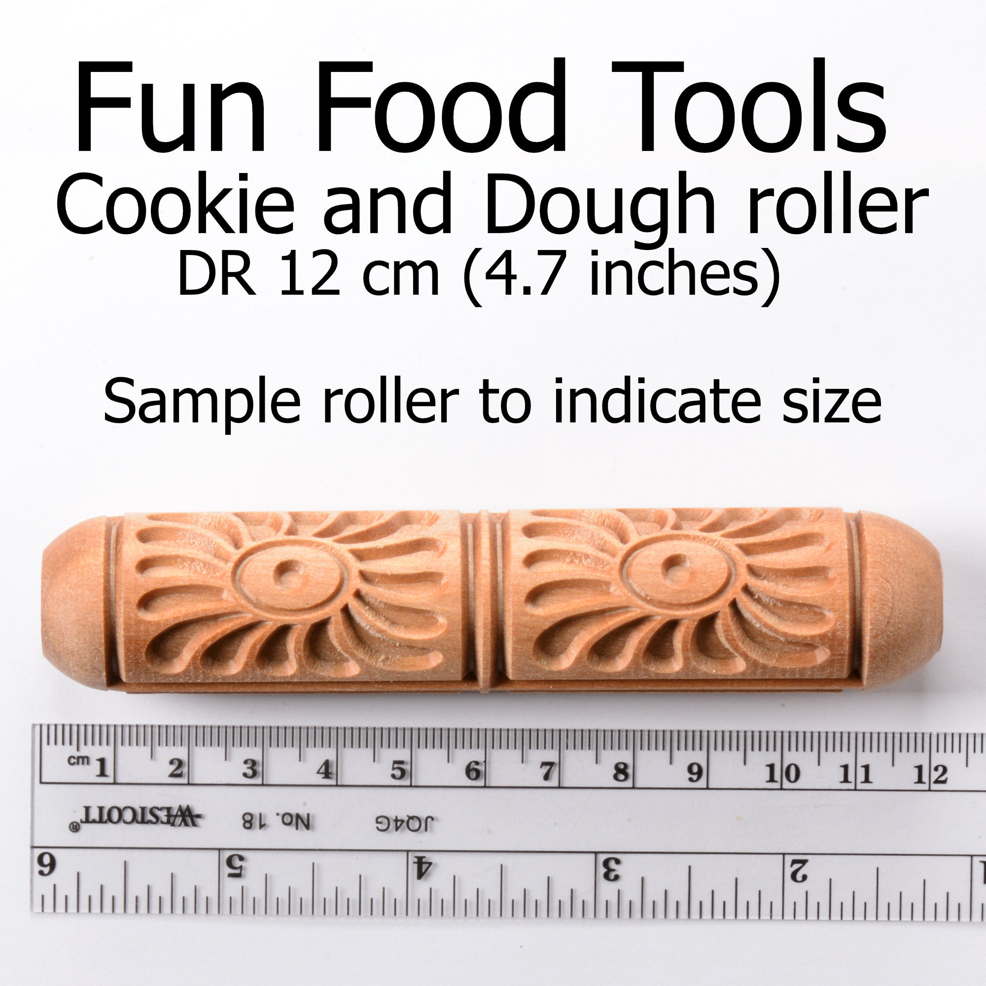 Snowflake Mini Rolling Pin - Cookie and Dough Roller BHR-33 - Etsy