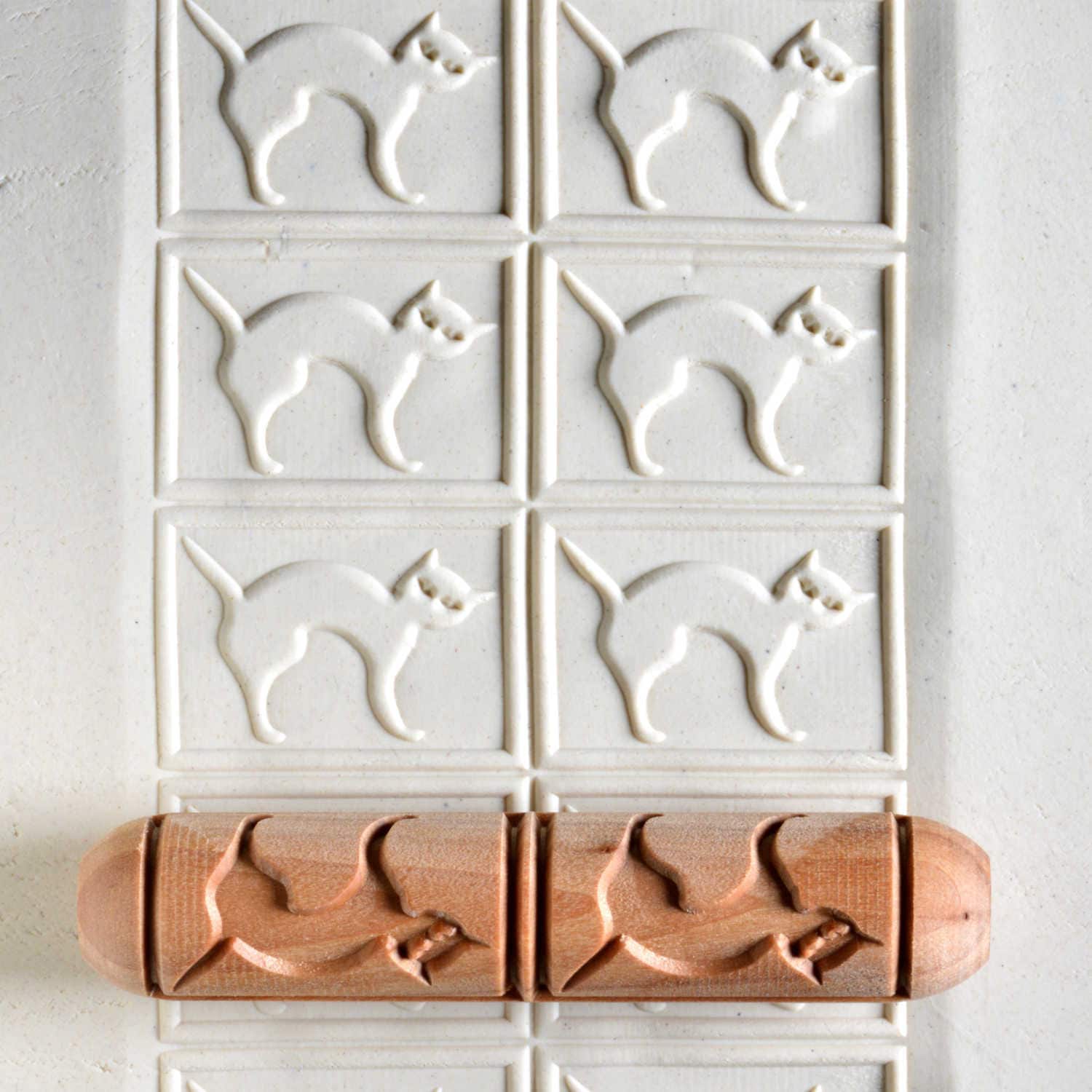 Cat Mini Rolling Pin - Cookie and Dough Roller DR-07 - Etsy