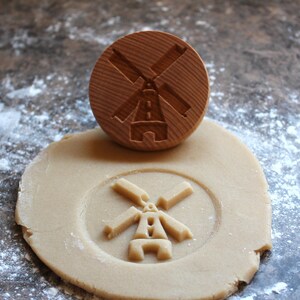 Windmill 2.5 Inch Wood Cookie Stamp Mold CS-120 - Etsy