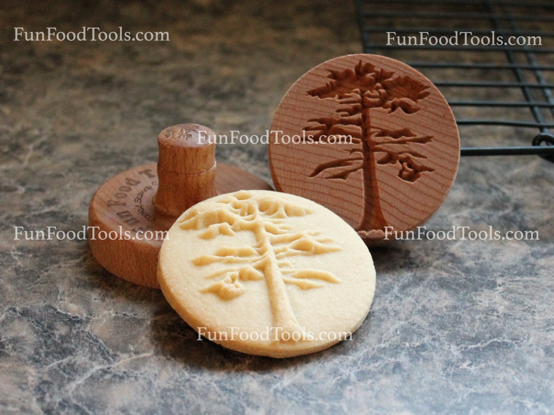 Sequoia Tree 2.5 Inch Wood Cookie Stamp Mold CS-065 - Etsy