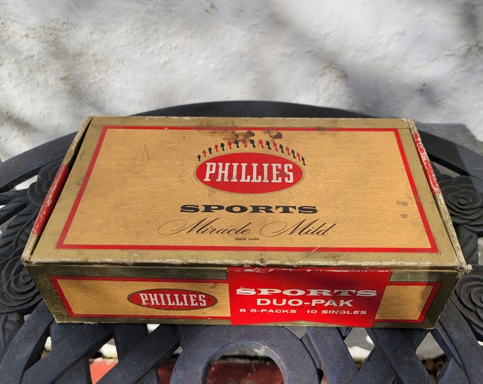 Phillies Sports Miracle Mild Cigar Box - Etsy