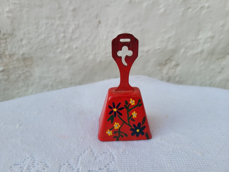 CHOICE of Vintage Hand Bells Dinner Bell School Bell Red - Etsy