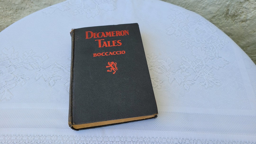 Decameron Tales by Giovanni Boccaccio, Vintage Hardcover Book, 1925 J.H ...