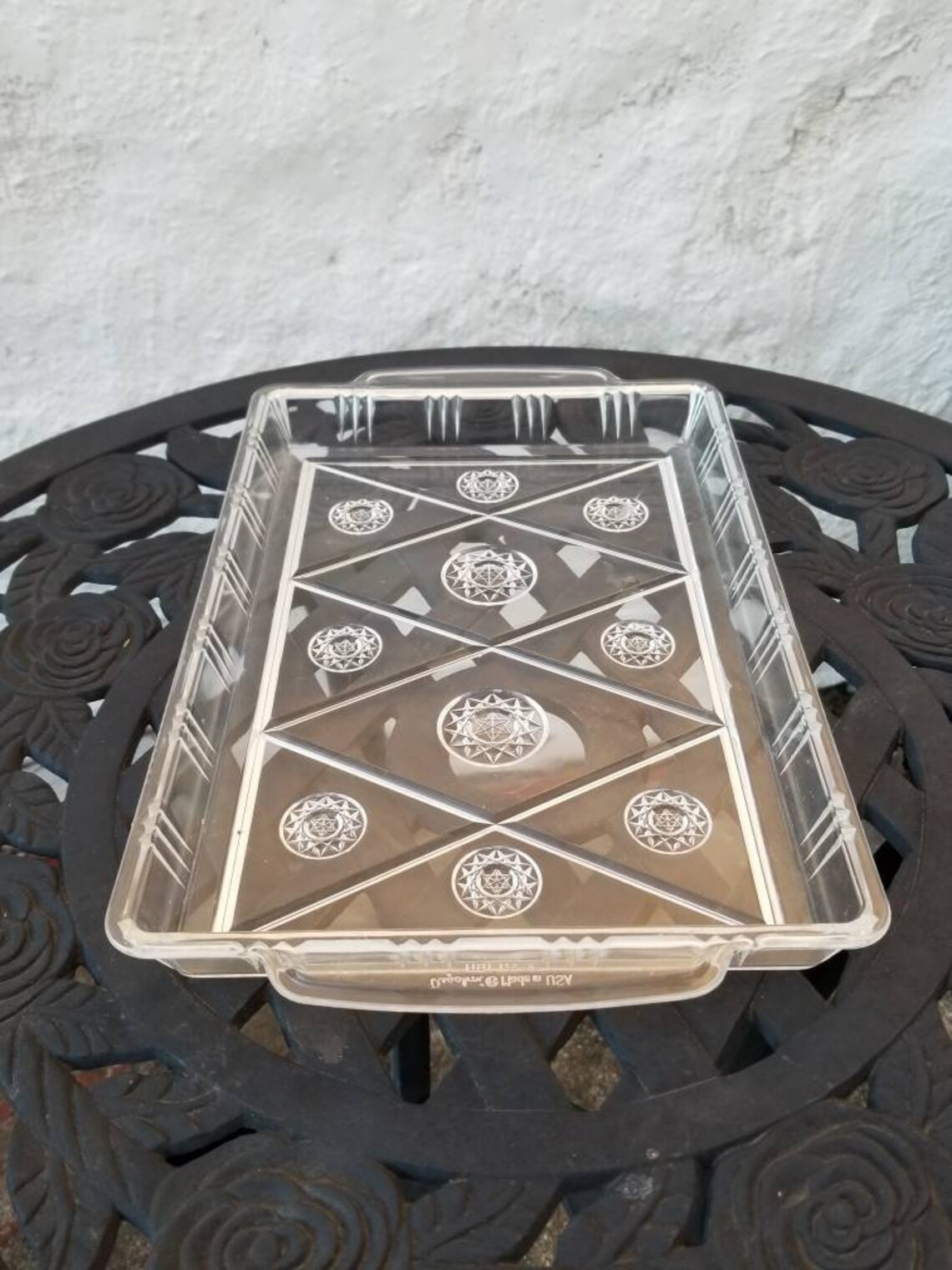 Regaline Clear Plastic Vanity Dresser Tray Mid-century | Etsy