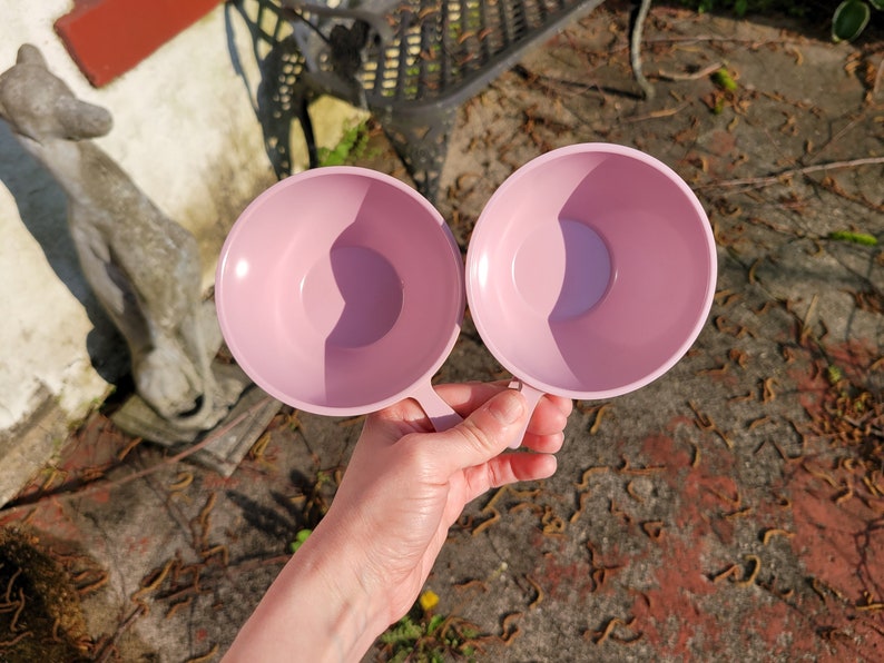 Sun Valley Melmac Melamine Lilac Purplish Pink Cups and White - Etsy