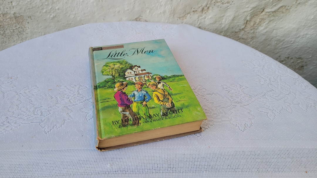 Little Men, Louisa May Alcott, Vintage Book, Illustrations by Anna ...