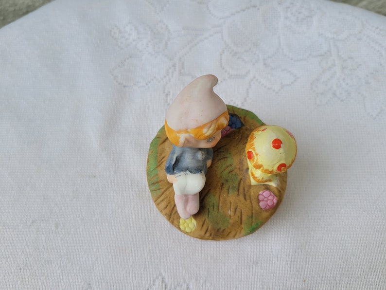 HOMCO Pixie Elf Gnome and Mushroom Trinket Box With Lid - Etsy