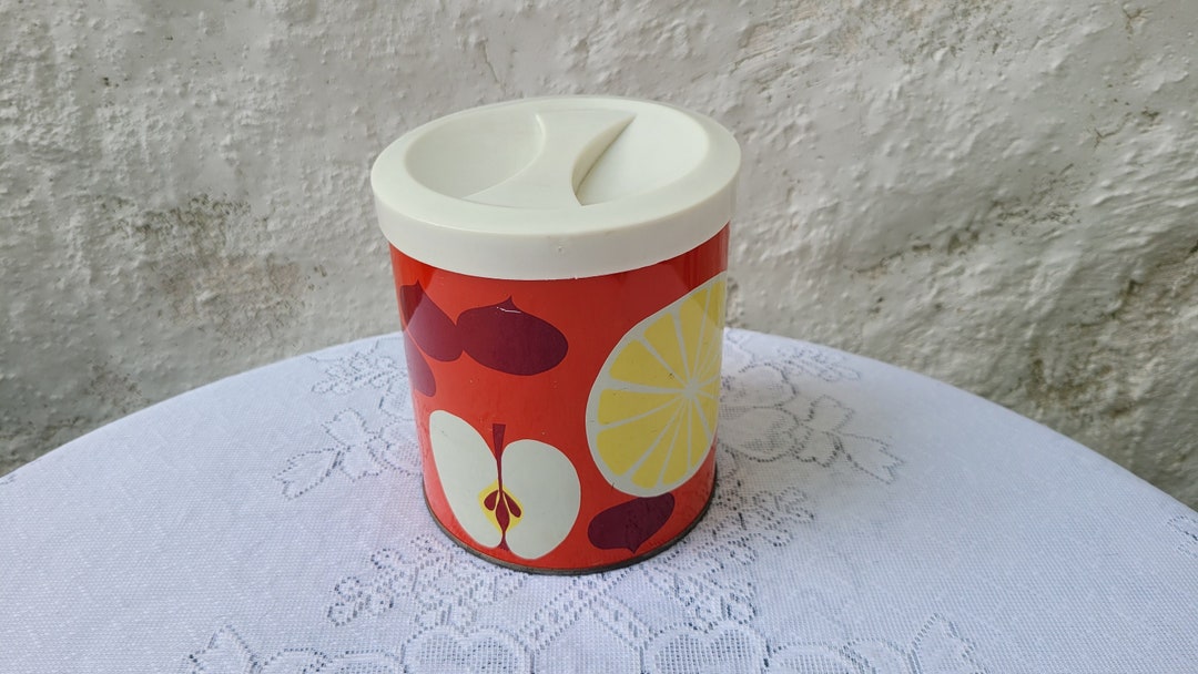 Procter and Gamble Metal Tin Kitchen Canister With Lid, Vintage Crisco ...