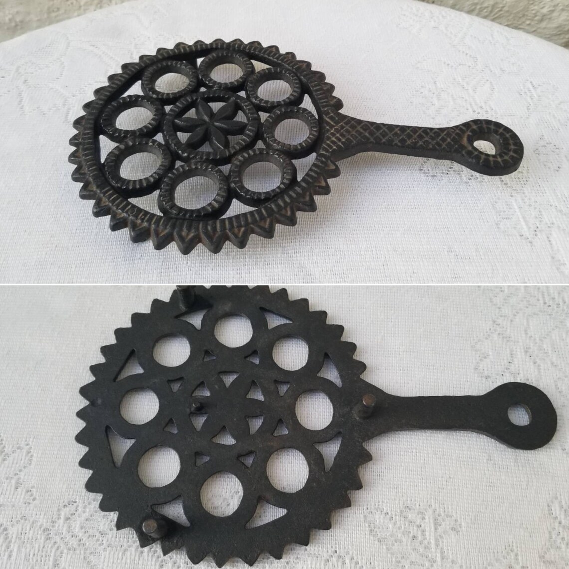 CHOICE of Vintage Metal Trivets Mid-Century Hotplates Folk | Etsy