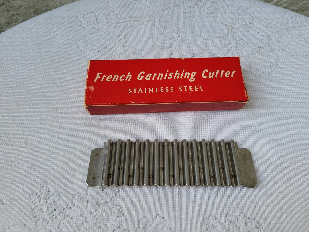 French Garnishing Cutter, Stainless Steel, Mid-century Kitchen Tool ...
