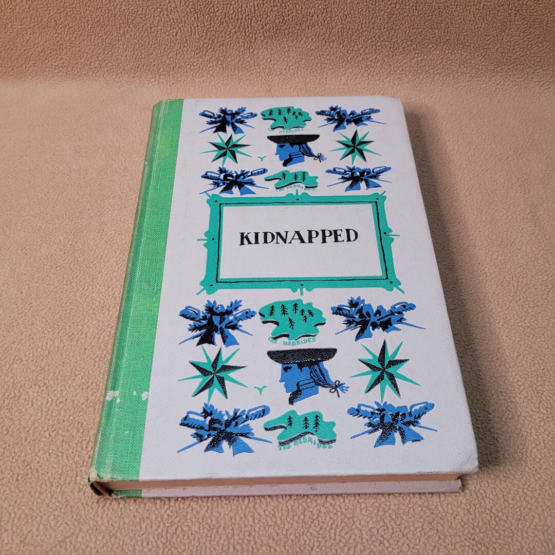 Kidnapped, Robert Lewis Stevenson, Vintage Hardback Book, Junior Deluxe ...