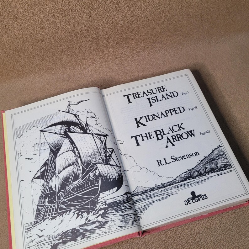 Treasure Island, Kidnapped, the Black Arrow, Robert Lewis Stevenson ...