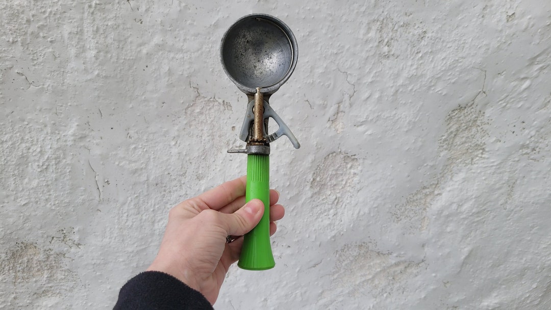 Bonny Prod Co NY, Ice Cream Scooper, Aluminum Scoop, Dipper, Green ...