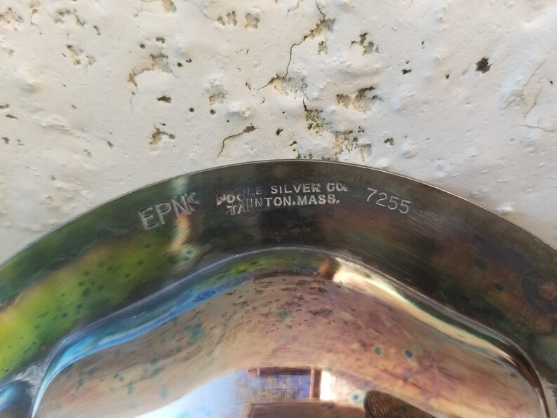EPNS Silver Co. Silverplated Divided Trinket Dish Oval - Etsy