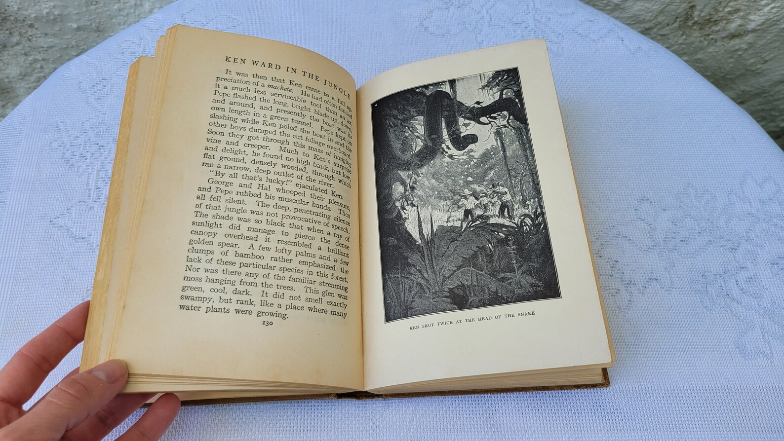 Ken Ward in the Jungle by Zane Grey, Vintage Book, Grosset & Dunlap ...