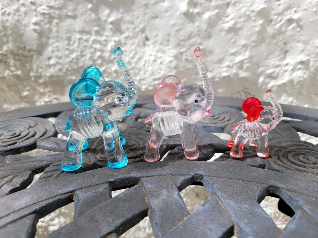 Vintage Crystal Pets, Crystalite Dentist Toy Animals, Lucite Acrylic ...
