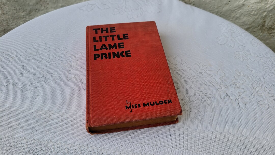 The Little Lame Prince by Miss Mulock, Vintage Red Hardback Book ...
