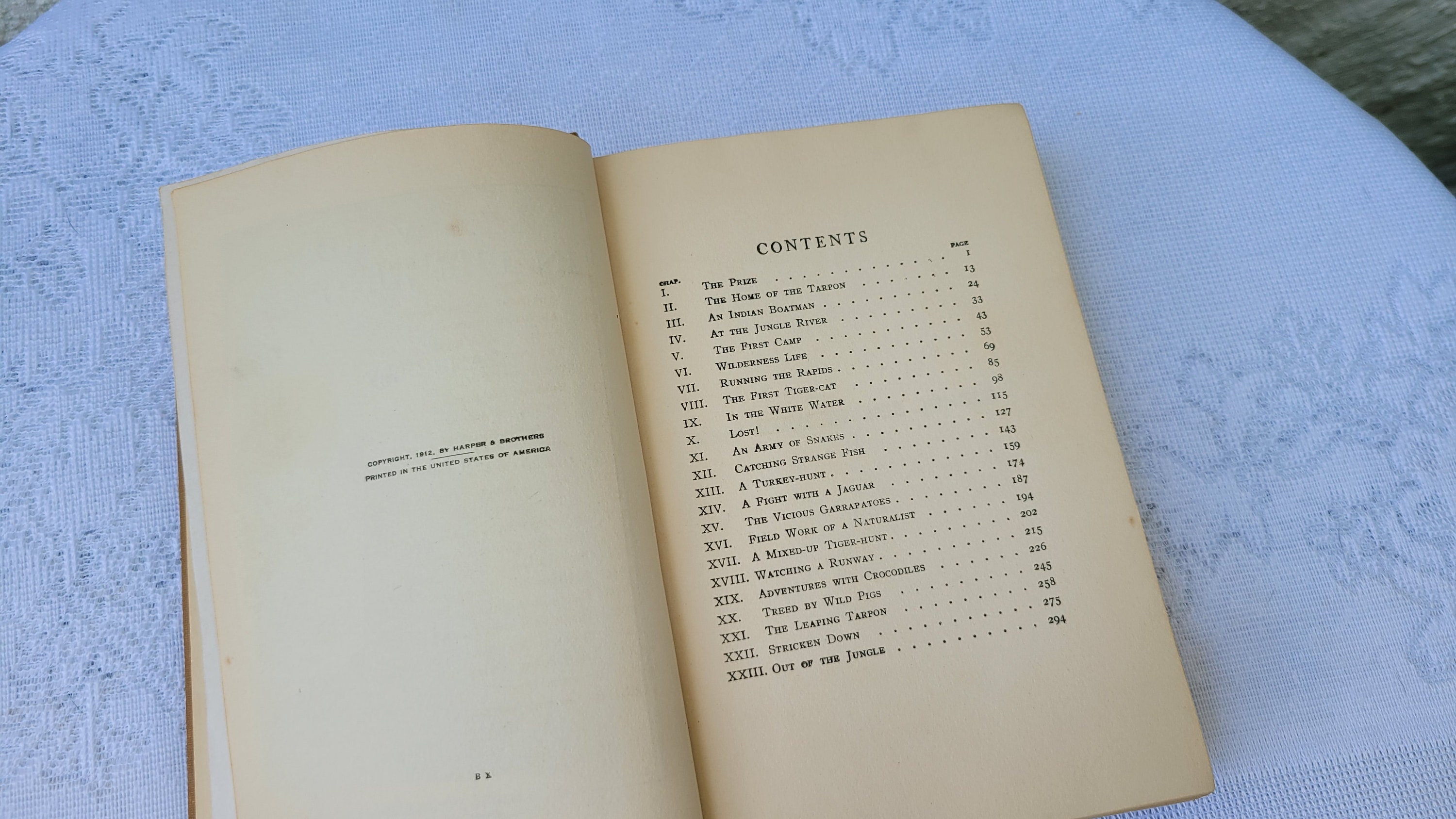 Ken Ward in the Jungle by Zane Grey, Vintage Book, Grosset & Dunlap ...