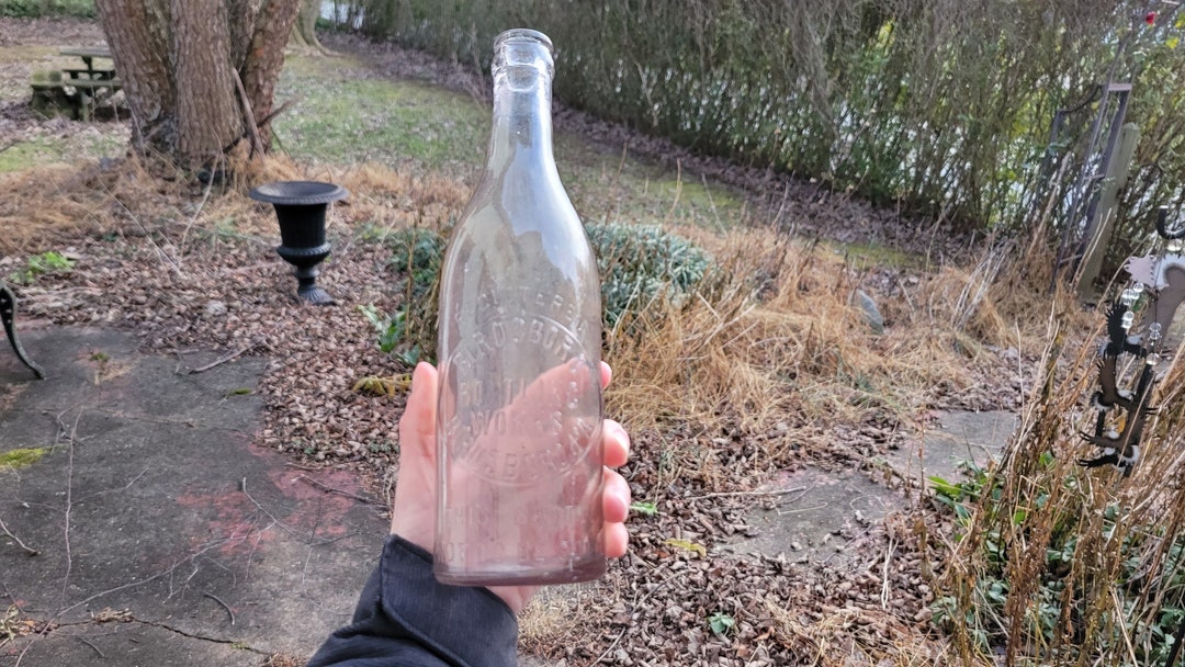 Birdsboro Bottling Works Bottle, Antique Glass Beer Soda Bottle ...