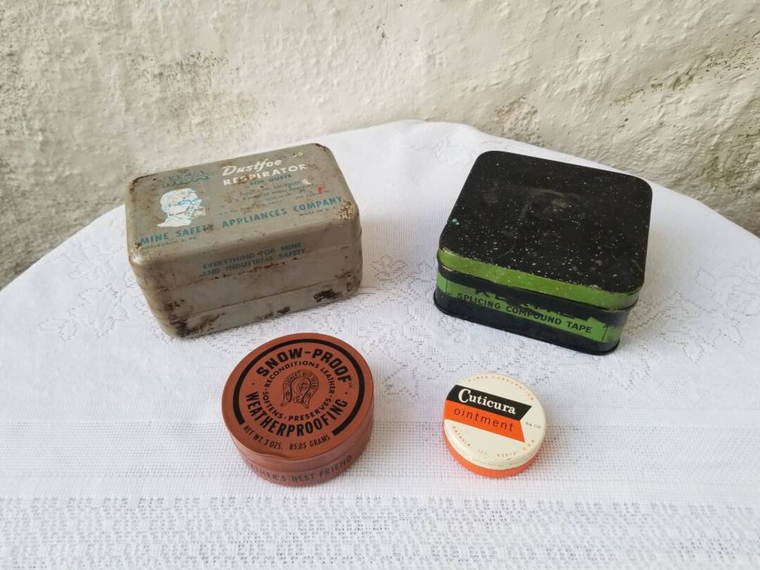 Dustfoe Respirator Tin, Snow-proof Weatherproofing Leather Tin ...