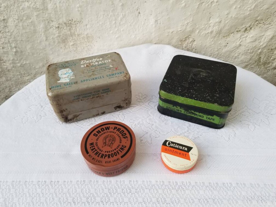 Dustfoe Respirator Tin, Snow-proof Weatherproofing Leather Tin ...