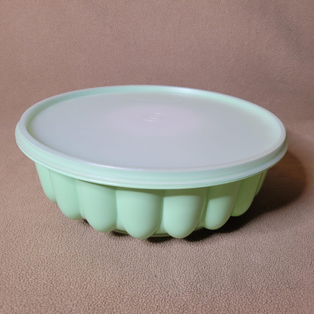 Tupperware Mint Green Jello Mold, 3 Piece, Gelatin, Jel Ring, Jell-o ...
