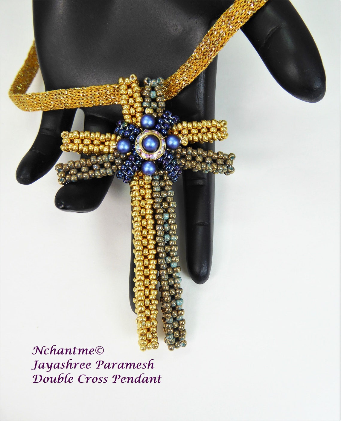 Double Cross Pendant Tutorial Instant Download - Etsy