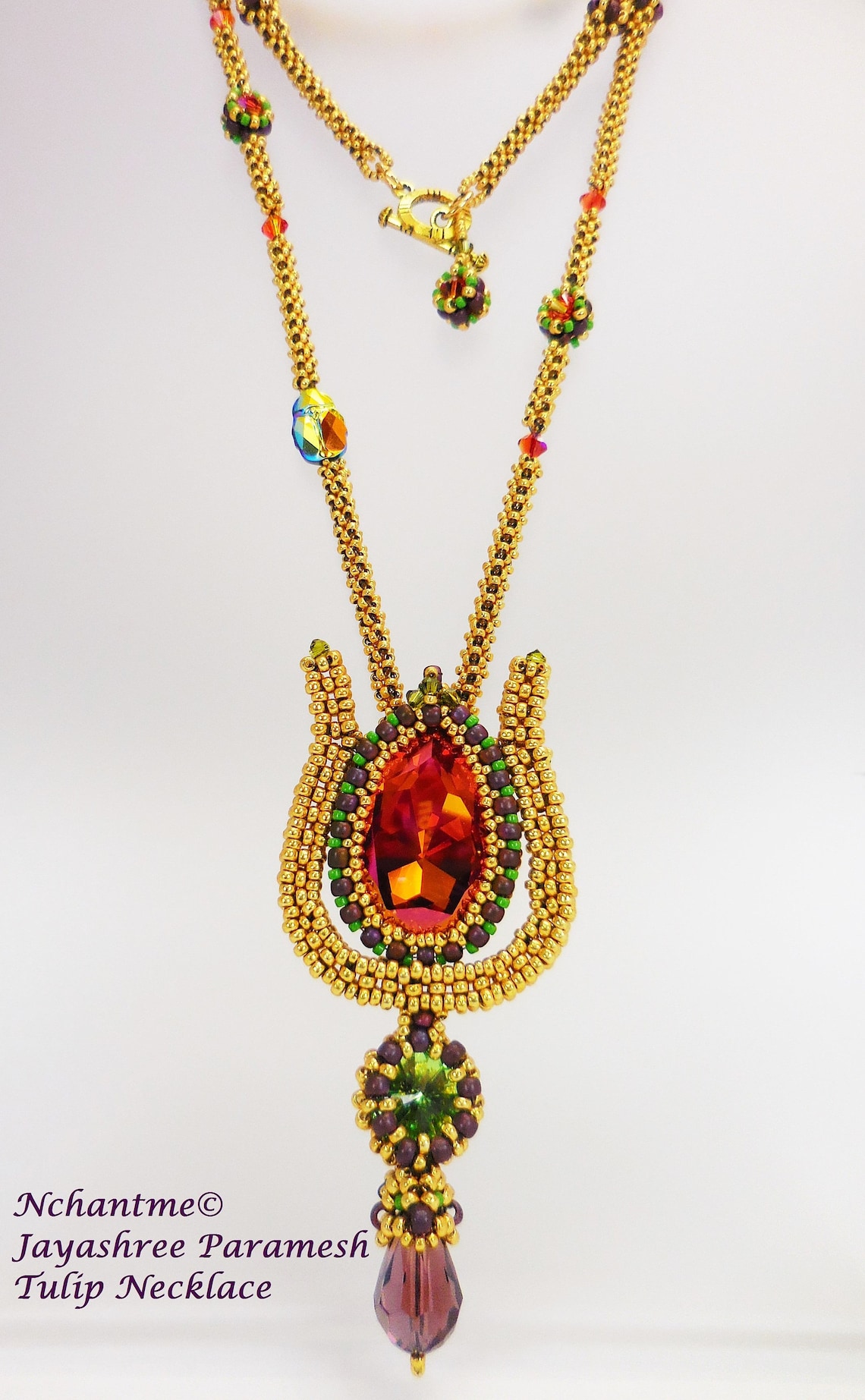 Tulip Necklace Tutorial Instant Download - Etsy