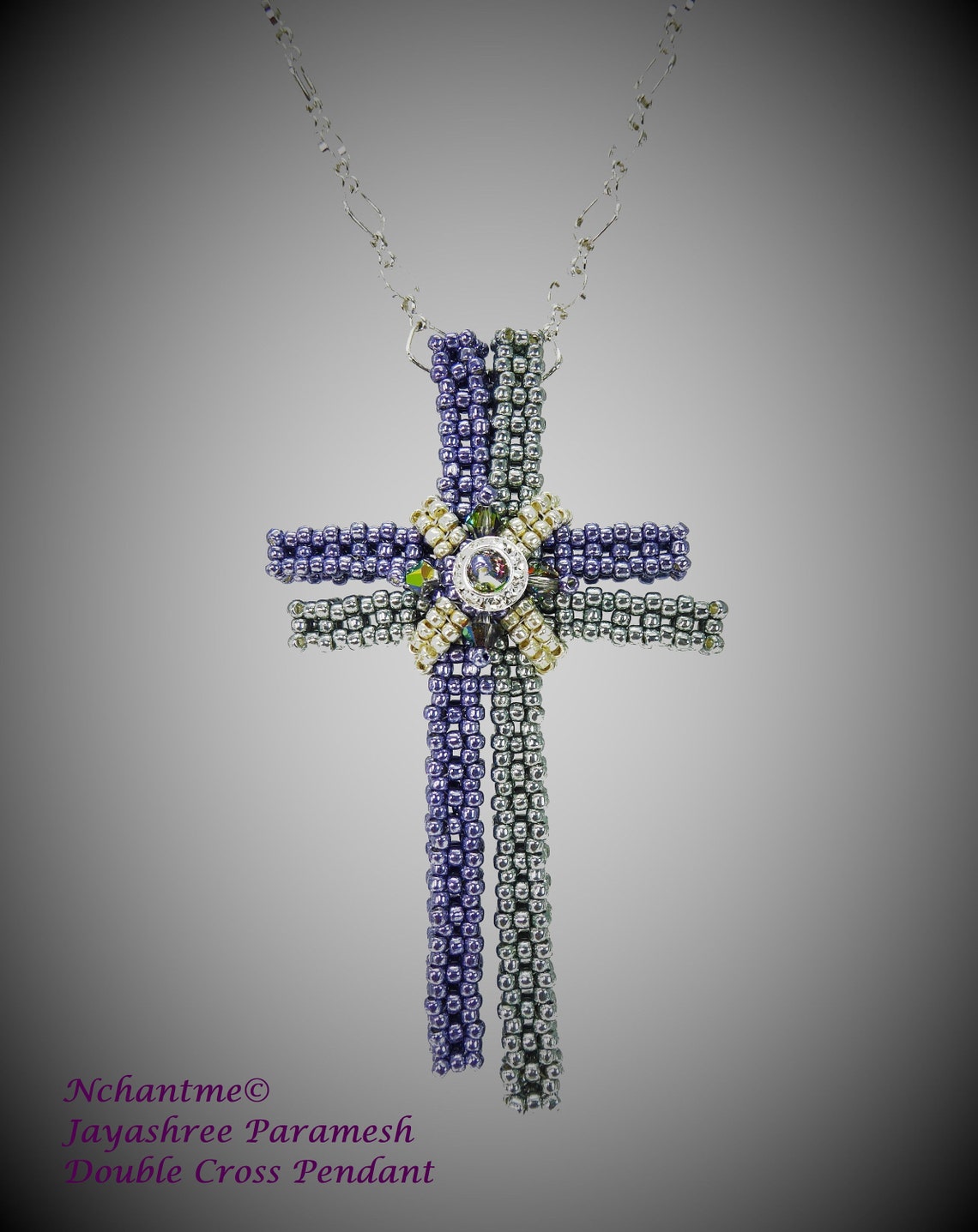 Double Cross Pendant Tutorial Instant Download - Etsy