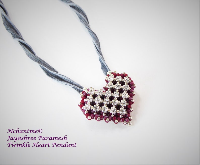 Twinkle Heart Pendant Tutorial Instant Download - Etsy