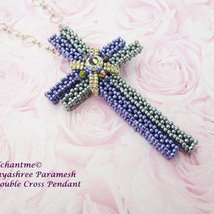 Double Cross Pendant Tutorial Instant Download - Etsy