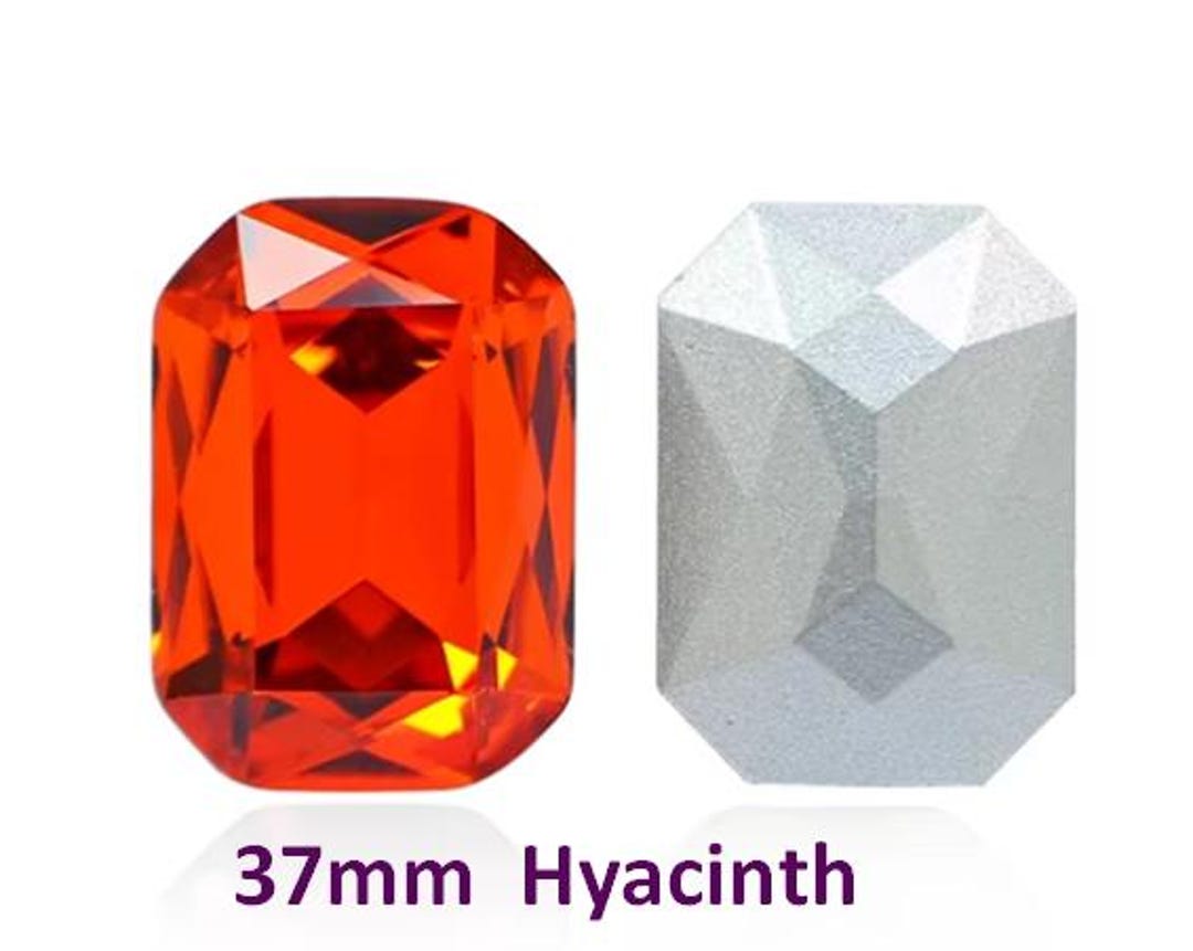 Octagon Glass Stone 37mm - Etsy