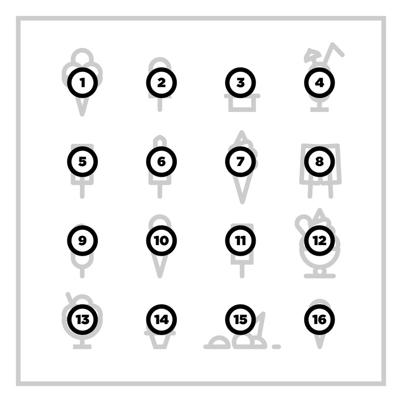 Picto Poster - Ice Cream 1 - Etsy