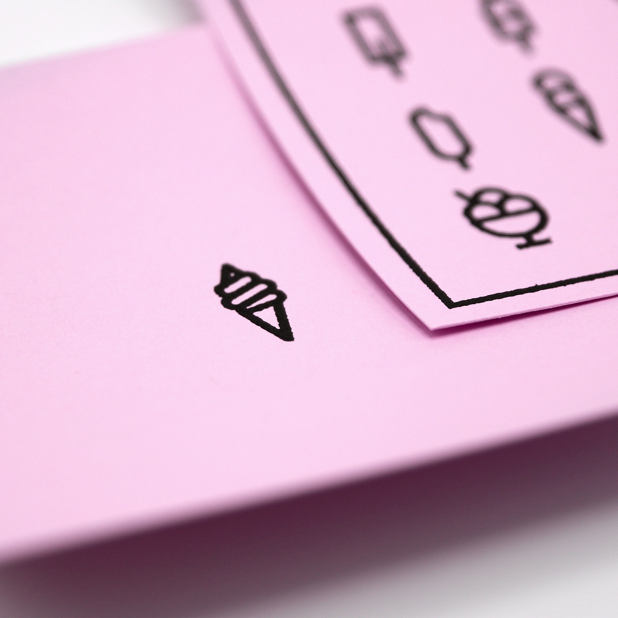 Picto Poster - Ice Cream 1 - Etsy