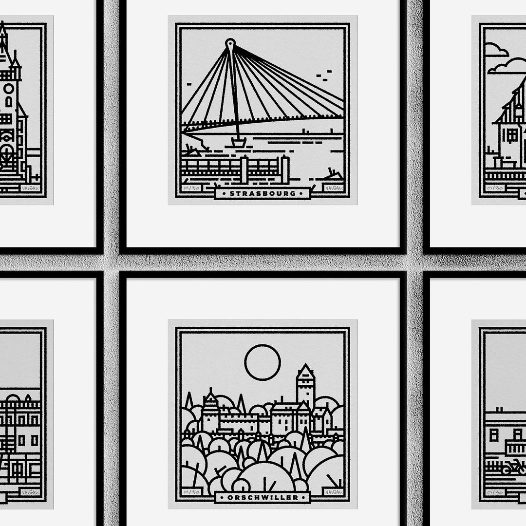 Alsace Poster - Giga-pack of 6 Visuals to Choose From - Etsy