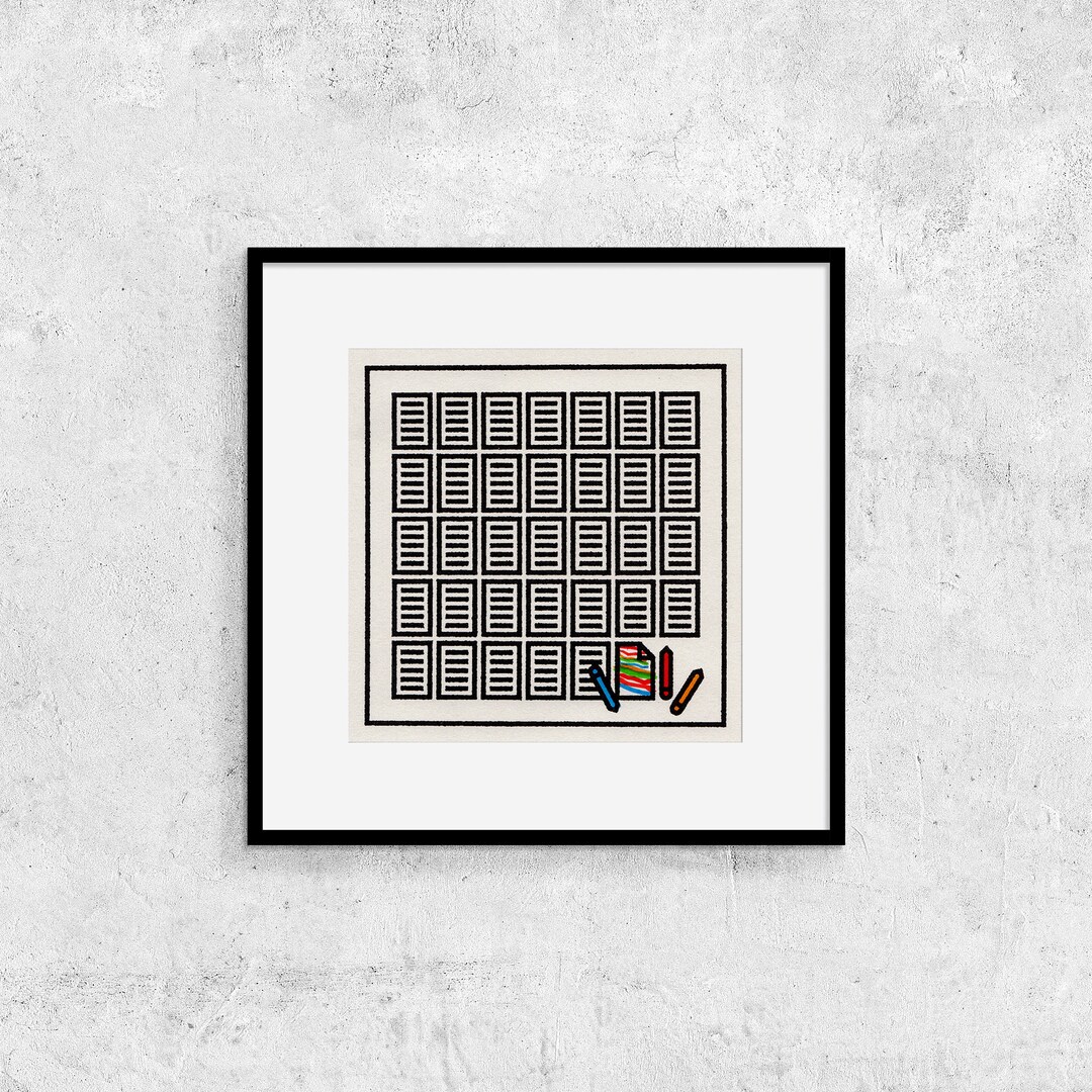 Picto Poster Rainbow - Etsy