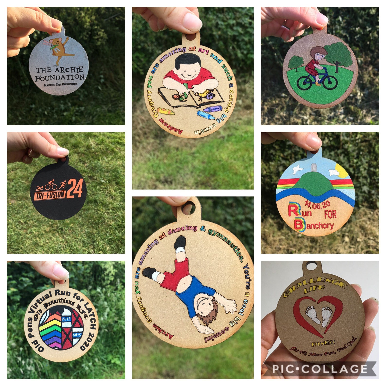 Personalised Wooden Handmade Medals Dance Sports Own Logo - Etsy UK