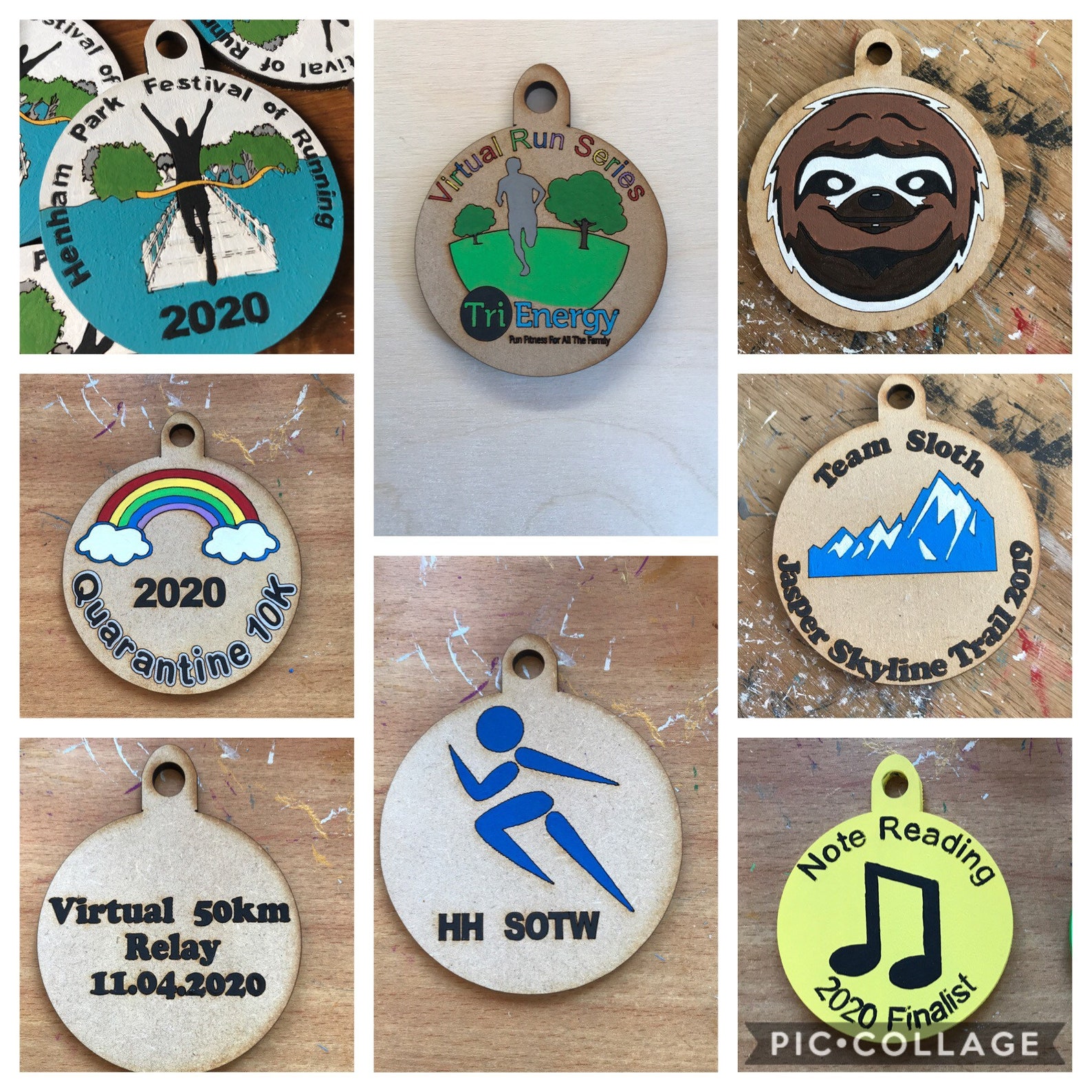 Personalised Wooden Handmade Medals Dance Sports Own Logo - Etsy UK