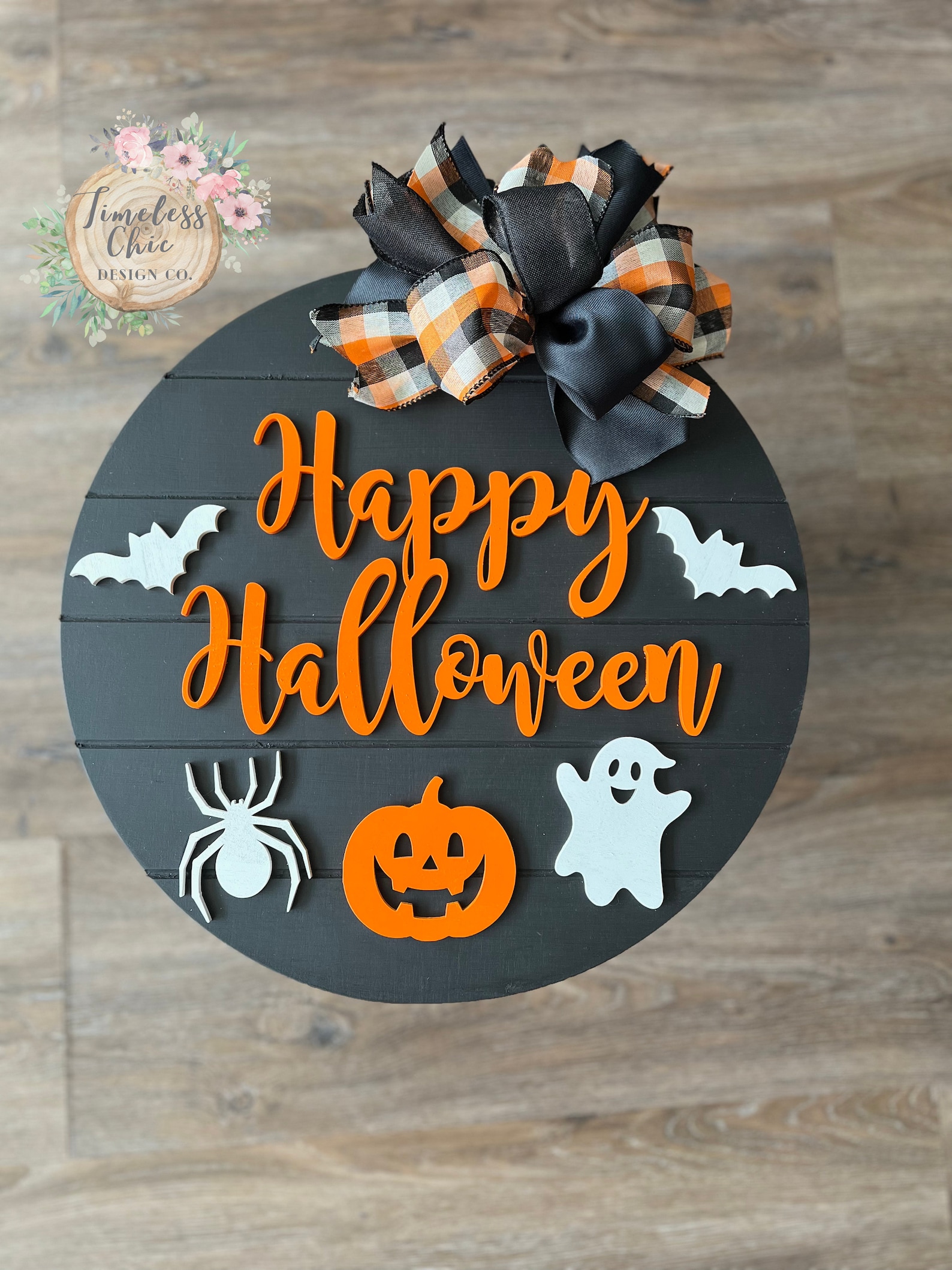Halloween Door Sign, Happy Halloween Door Hanger, 3D Door Sign, Happy ...
