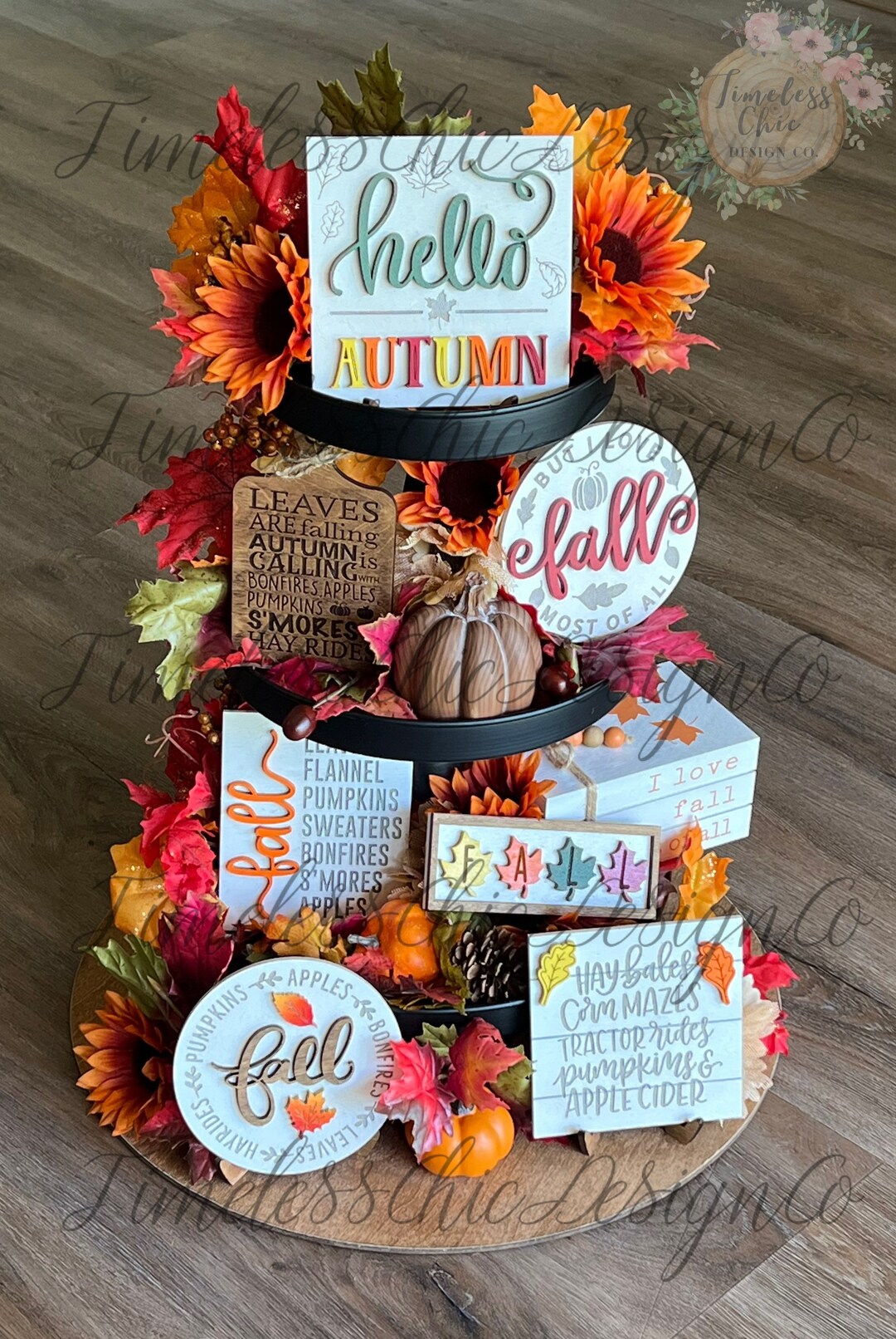 Fall Tier Tray Decor, Thanksgiving Tier Tray, Autumn Tier Tray, Fall ...