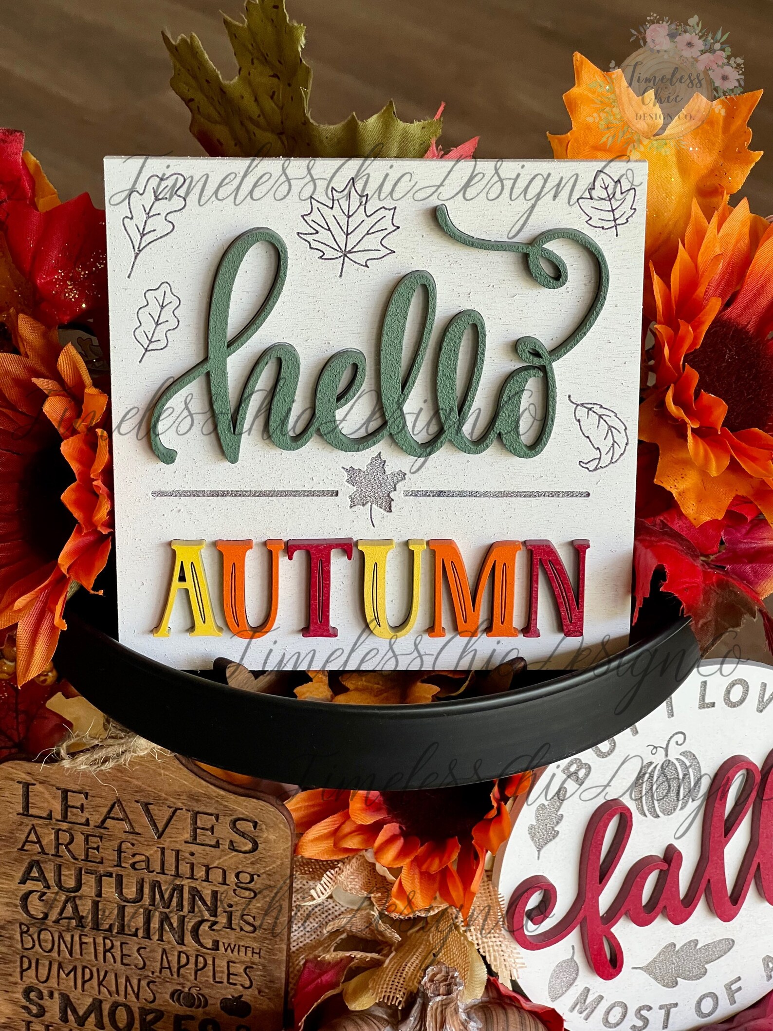 Fall Tier Tray Decor, Thanksgiving Tier Tray, Autumn Tier Tray, Fall ...