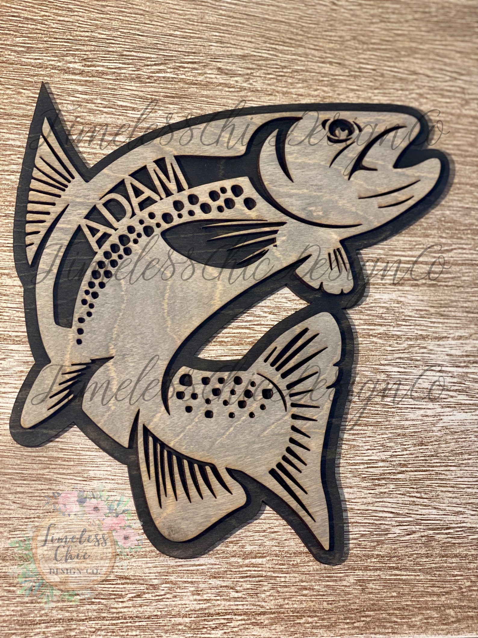 Fathers Day Gift, Trout Fish Sign, Father’s Day Sign, Trout Decor ...