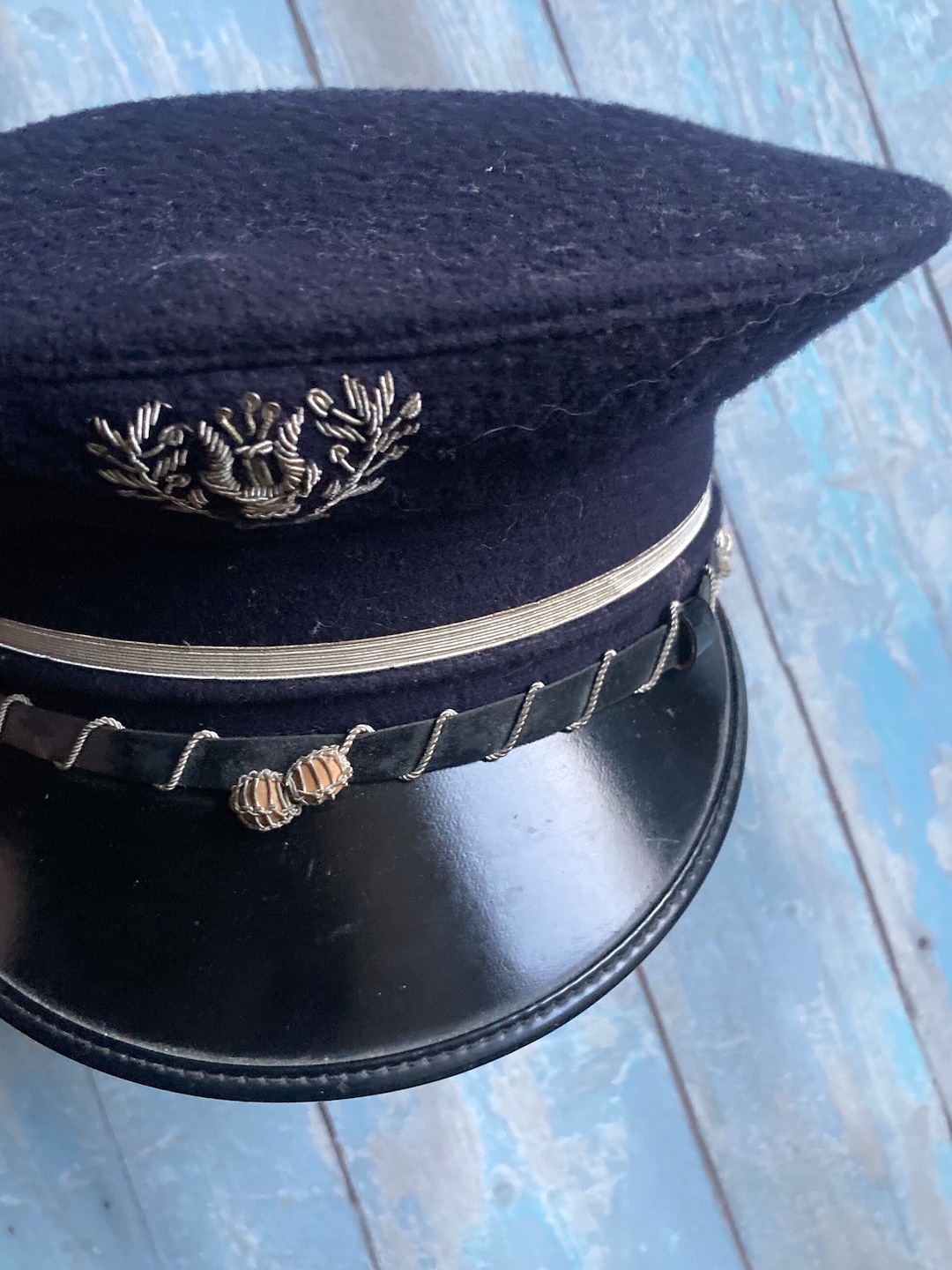 Vintage Militaria, Peaked Cap, Army Uniform Hat, Classic Military ...