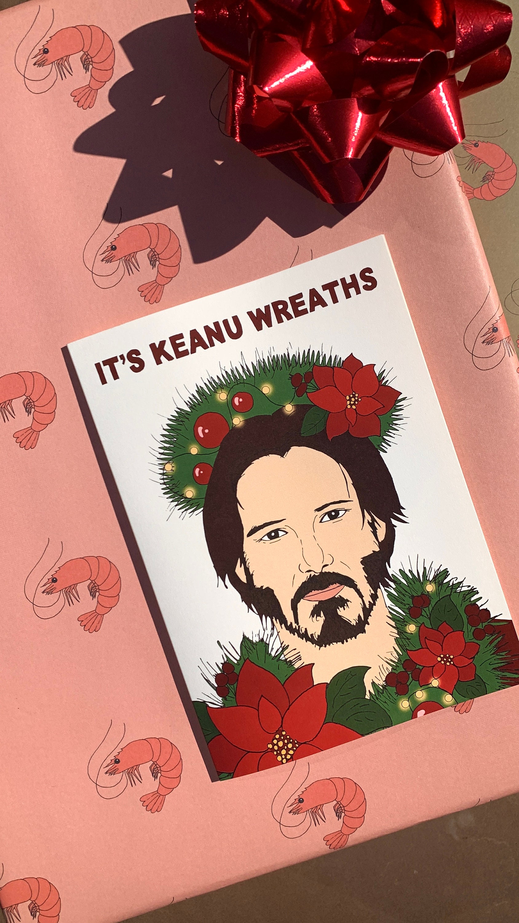 MR WREATHS Funny Celebrity Card Celebrity Christmas Card Celebrity ...