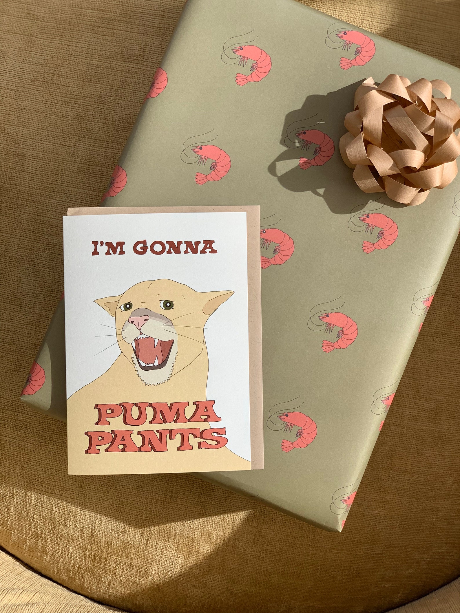 PUMA PANTS Congratulations Card Friendship Card Animal Humor Card - Etsy