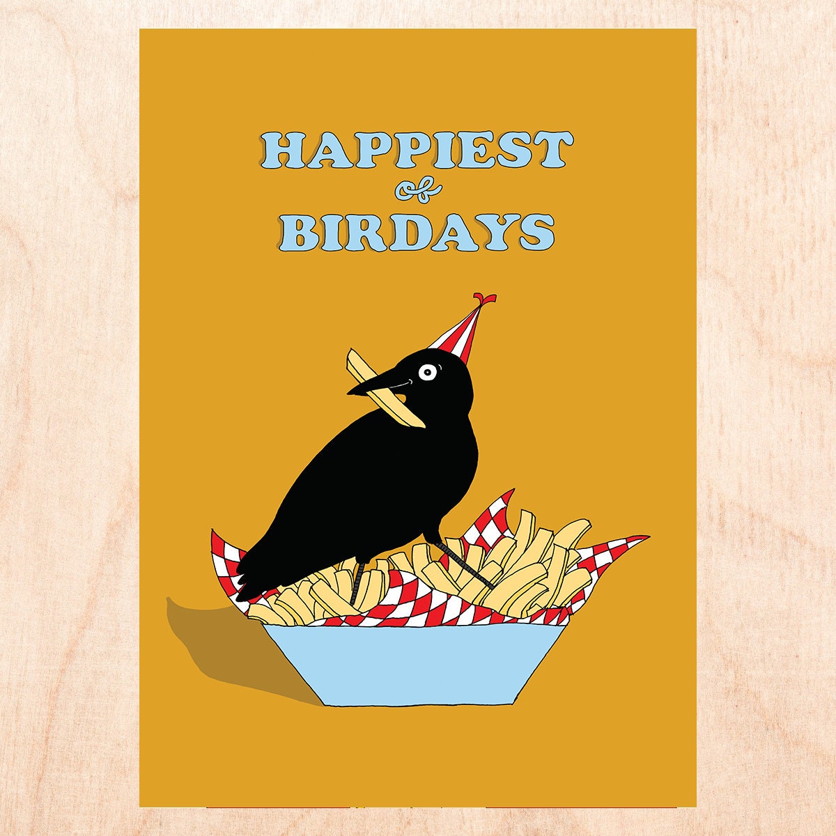 Happiest Birday - Birthday Card - Bird Birthday Card - Cute Birthday ...