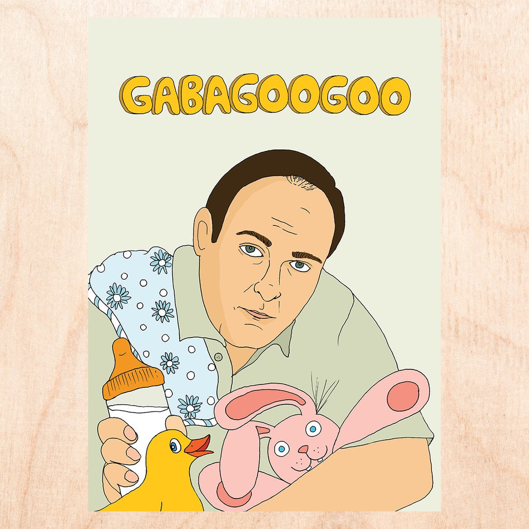 GABAGOOGOO - Funny New Baby Card - Soprano Baby Card - Etsy