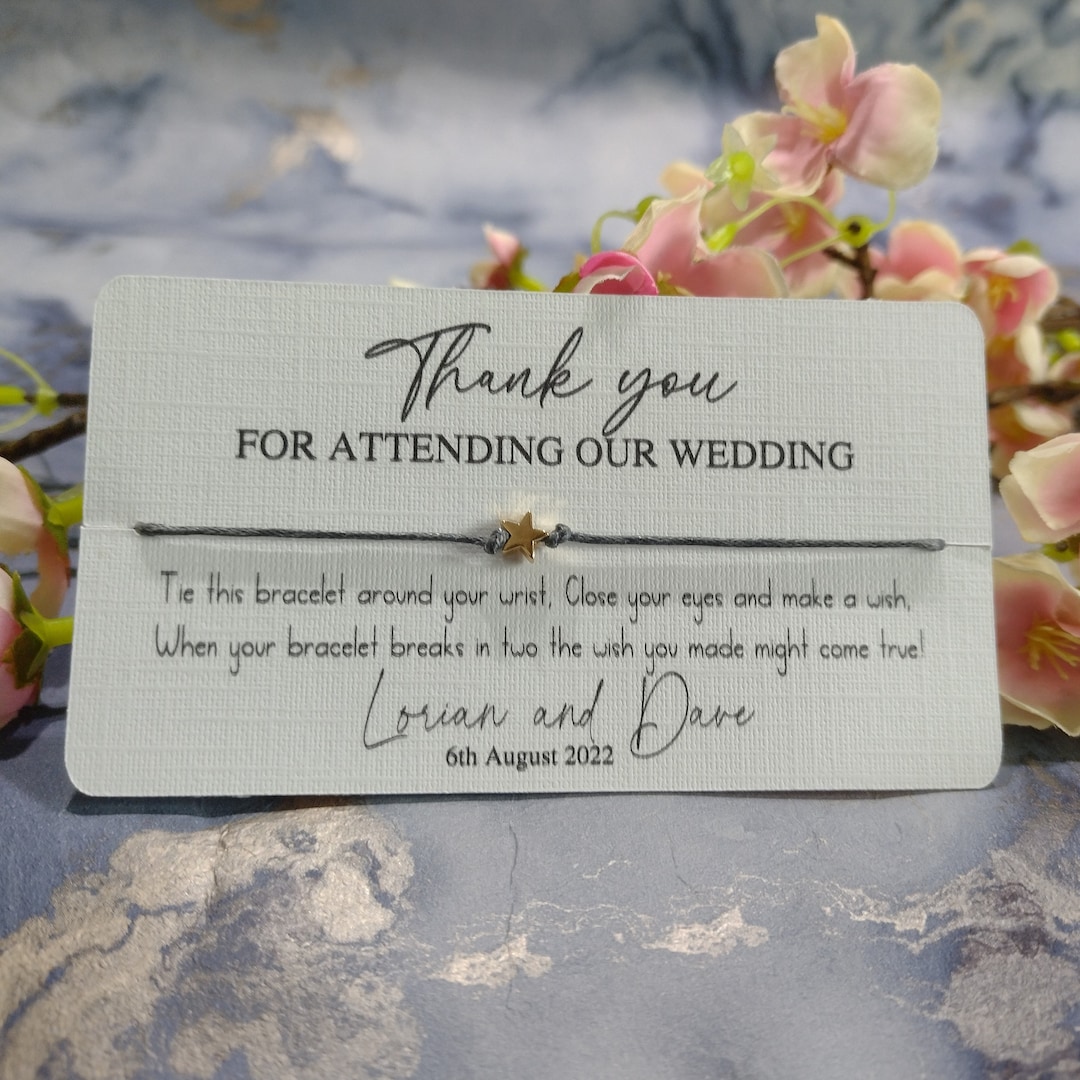 Thank You for Attending Our Wedding Token Gifts, Wedding Favours ...