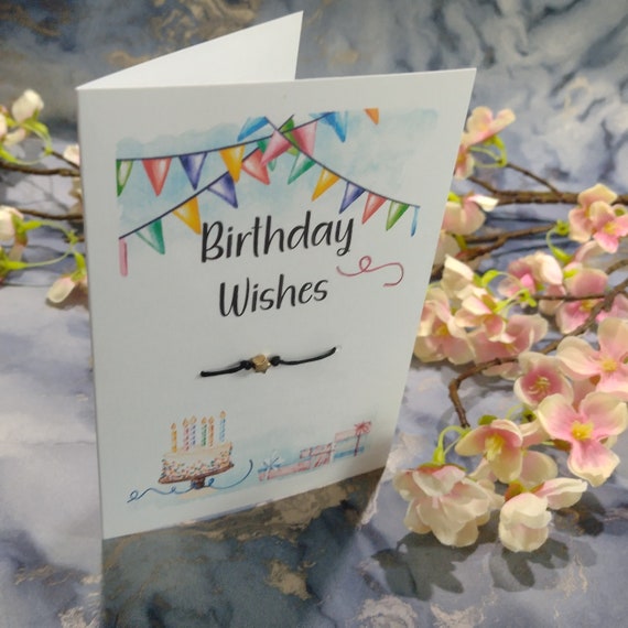 Birthday Wishes Birthday Card. Greeting Card With Wish - Etsy